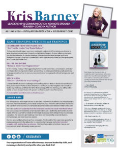 One Sheet | Kris Barney